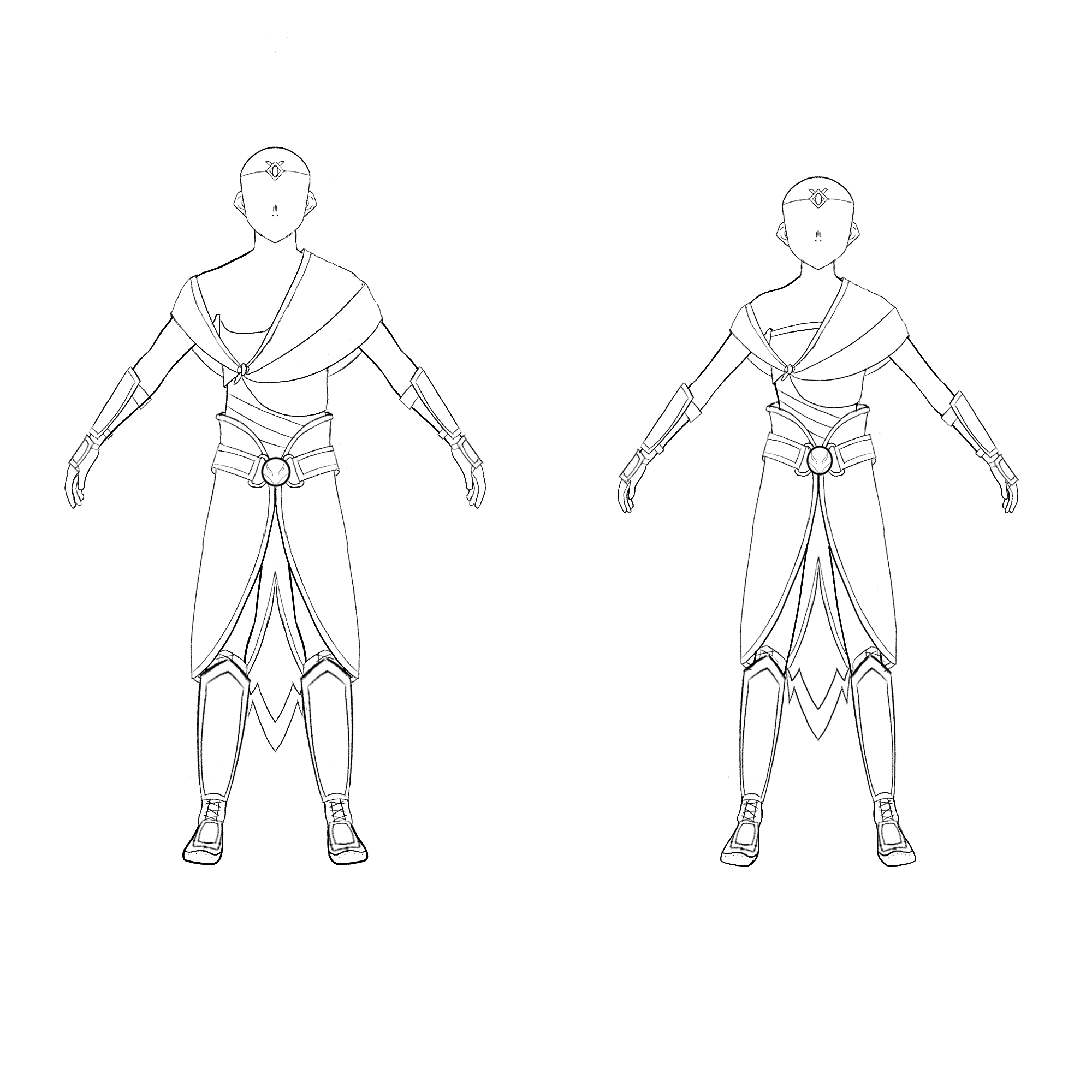 Desert Adventure Game Concept Art – Main Character – Alex Courtney ...